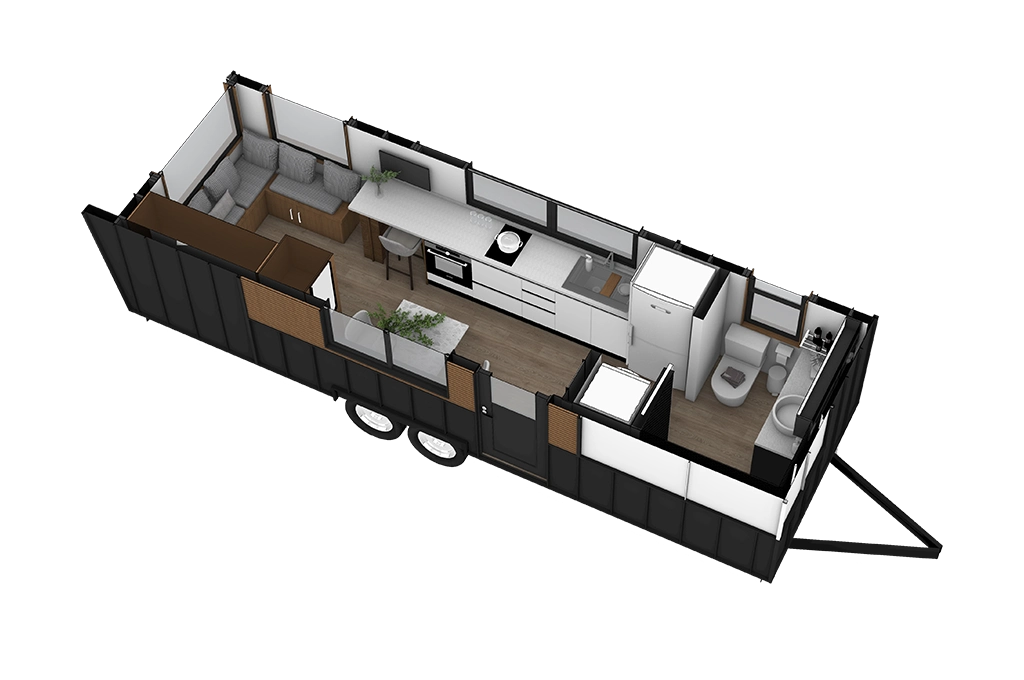 Clever 1 - Clever Tiny Homes' 1-Bedroom Park Model